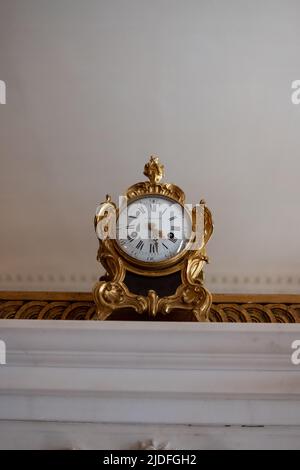 Clock at Basildon Park Stock Photo - Alamy