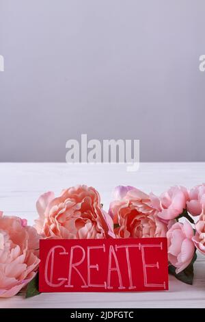 A vertical closeup shot of a pink peony blooming in the garden Stock ...