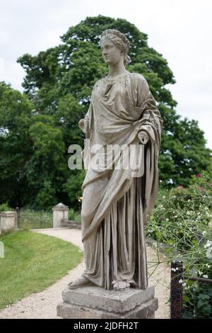 Stone Lady Statue at Basildon Park Stock Photo - Alamy