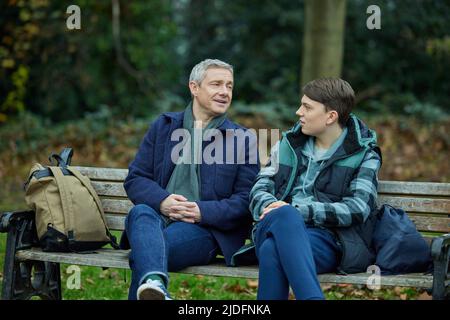 BREEDERS, from left: Martin Freeman, Eve Prenelle, Aliyah Sesay, Daisy ...