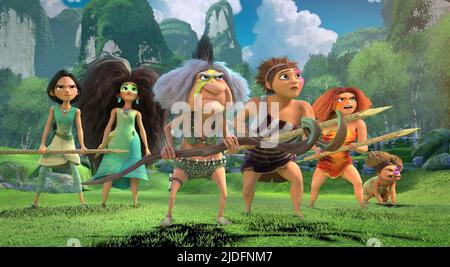 THE CROODS: FAMILY TREE, Gran Crood (voice: Artemis Pebdani), Thunder ...