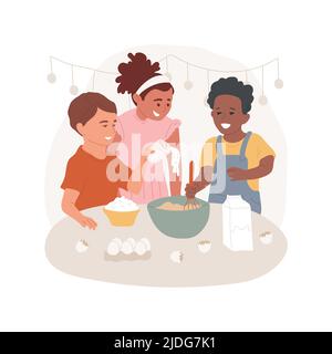 Simple cooking skills isolated cartoon vector illustration Stock Vector ...