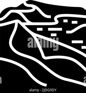 carthage historic building glyph icon vector illustration Stock Vector ...