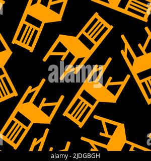 Seamless chair pattern for fabrics and textiles and packaging and gifts ...
