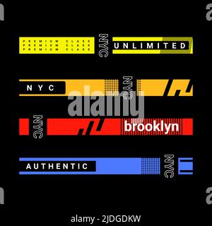 simple city slogan strip design, perfect for designing screen printing ...