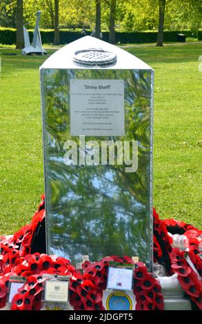 'Shiny Sheff' Stainless Steel Memorial Dedicated to HMS Sheffield ...