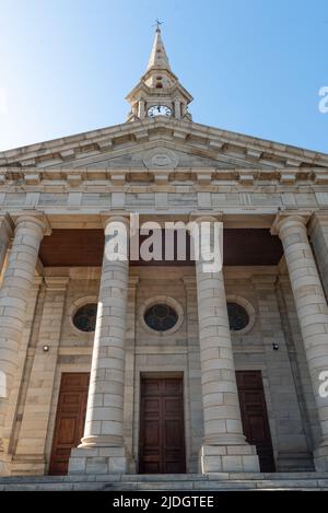 Historic Moederkerk a Dutch reformed church in Stellenbosch near Cape ...