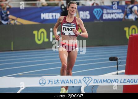 Alice Finot of France 3000 M Steeple Women during the Wanda Diamond ...