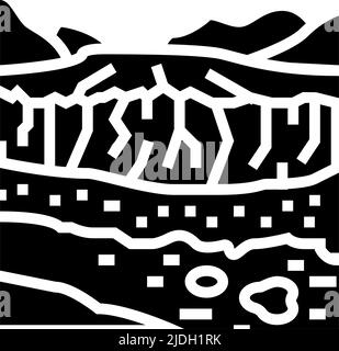 angel falls glyph icon vector illustration Stock Vector Image & Art - Alamy