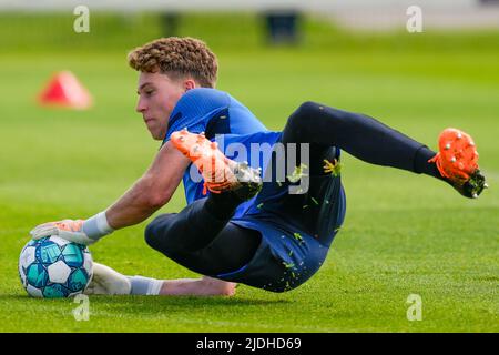 WIJDEWORMER, NETHERLANDS - JUNE 21: Sem Westerveld of AZ during the AZ ...