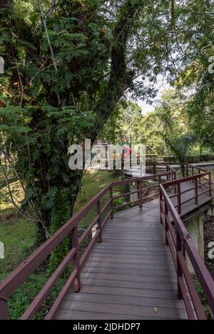 Labuan, Malaysia-June 08, 2021, Labuan Botanical Garden is one of many ...