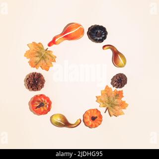 minimal creative cone frame arrangement pattern on colored background ...