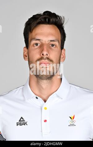 Lennert Impens poses for the photographer at a photoshoot for the ...