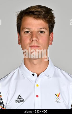 Lars Courtens poses for the photographer at a photoshoot for the ...