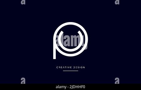 Alphabet Initials logo UP, PU, U and P Stock Vector Image & Art - Alamy
