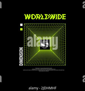 Worldwide writing design, suitable for screen printing t-shirts ...