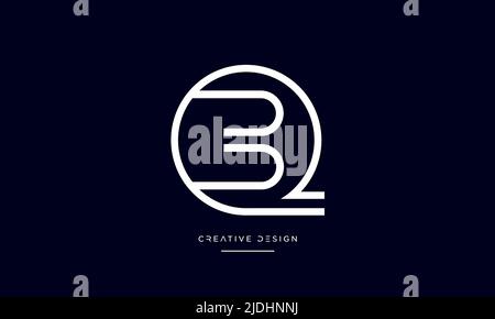 Alphabet Letters QB, BQ, Q or B Abstract Icon Logo Monogram Stock ...