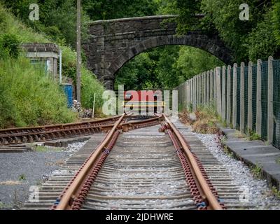 Buffers at end of railway line Stock Photo - Alamy