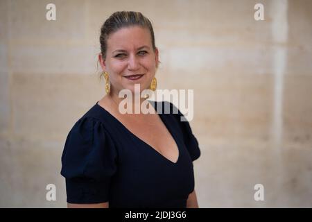 LFI deputy Mathilde Panot poses at the Assemblee Nationale (National ...