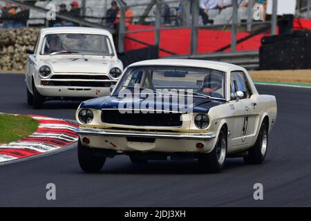 Ford Mustang Saloon Racing Car at Oulton Park Motor Racing Circuit ...
