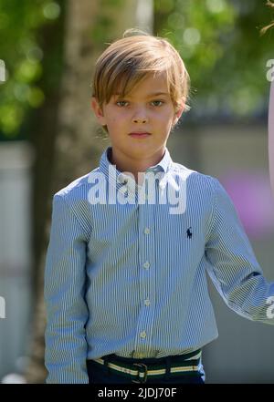 Prince Nicolas, Duke of Ångermanland, and his parents. Princess ...