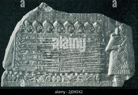 Early Dynastic III Period (2600-2350 BC). Mesopotamia. Stele of ...