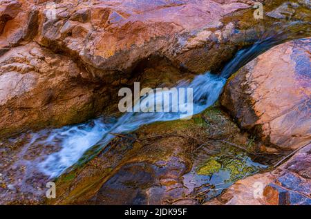 Pipe Creek Cascades Over Vishnu Schist Basement Rock, River Trail ...