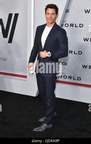 James Marsden attending the "Westworld" premiere held at the TCL ...