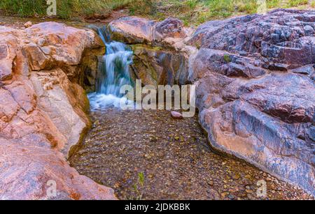 Pipe Creek Cascades Over Vishnu Schist Basement Rock, River Trail ...