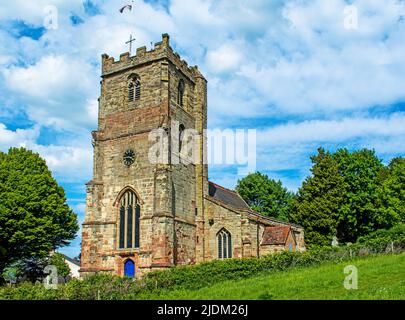 Brinklow village, Warwickshire. Church of St. John the Baptist. A Grade ...