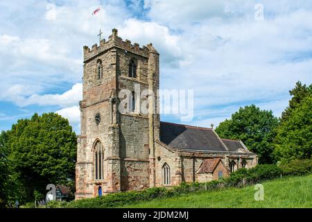 St. John the Baptist Church, Brinklow, Warwickshire, England, UK Stock ...