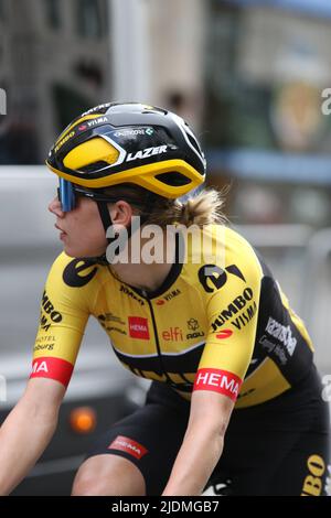 Aafke Soet of the Netherlands of team Jumbo Visma at the 2022 ...