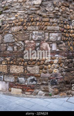 Spain, Leon. Remnants of the Roman Wall withLater Medieval Additions ...