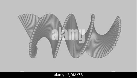 Image of dna strand on gray background Stock Photo - Alamy