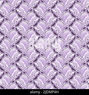 Gender neutral purple flower seamless raster background. Simple ...