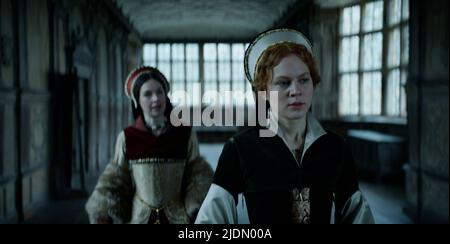 Los Angeles.CA.USA. Jessica Raine as Catherine Parr (right) in a scene ...