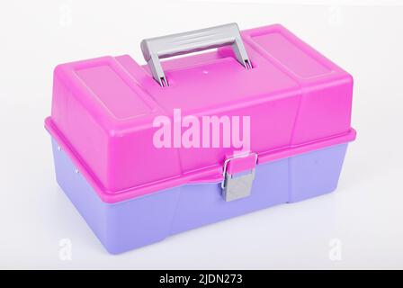 Household utensils; open Multi-Purpose Plastic Box Stock Photo - Alamy