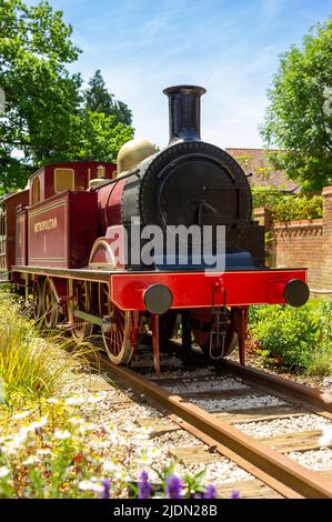 Replica of the Metropolitan No1 Steam Locomotive in Amersham ...