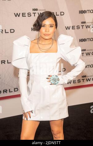 Morningstar Angeline attends the premiere of HBO's "Westworld" Season 4 ...