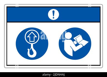 Warning Lift Point Symbol Sign Isolate on White Background,Vector ...