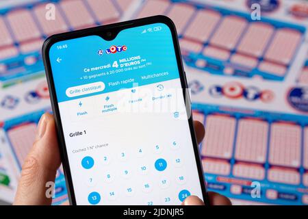 Loto, French Games Stock Photo - Alamy