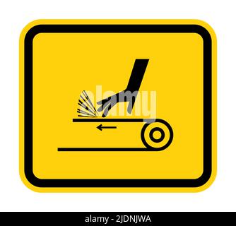 Hand Abrasion Belt Drive Symbol Sign Isolate on White Background,Vector ...