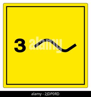 Three Phase Power Symbol Sign Isolate On White Background,Vector ...