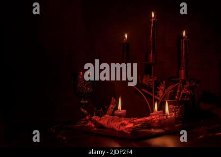 Voodoo Doll on a wooden background with dramatic lighting Stock Photo ...