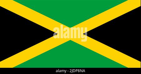 Jamaica Flag vector national dirty silk jamaican icon. Jamaica flag ...