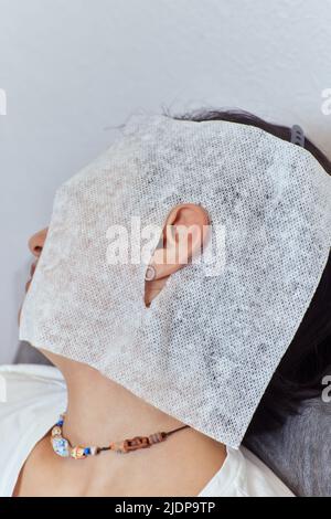 piercings on an ear. Conch and helix piercings close up. Professional ...