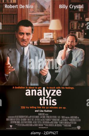 Analyze This poster Stock Photo - Alamy