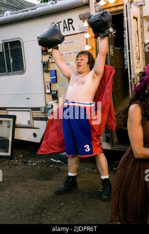 Be kind rewind 2008 director Michel Gondry Jack Black Stock Photo - Alamy