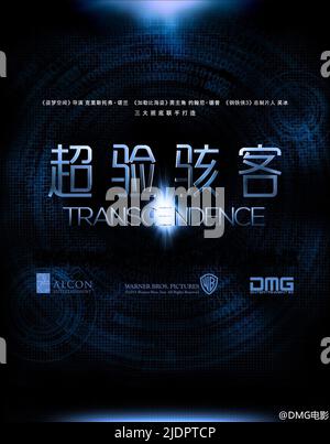 MOVIE POSTER, TRANSCENDENCE, 2014 Stock Photo - Alamy
