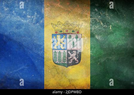 Top view of flag Castricum, Netherlands. Dutch patriot and travel ...